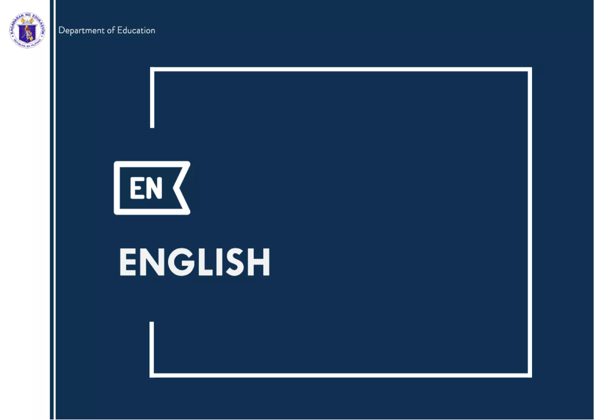 Elementary English MELCs with Grade Level Standards (For Sharing) | PPTX
