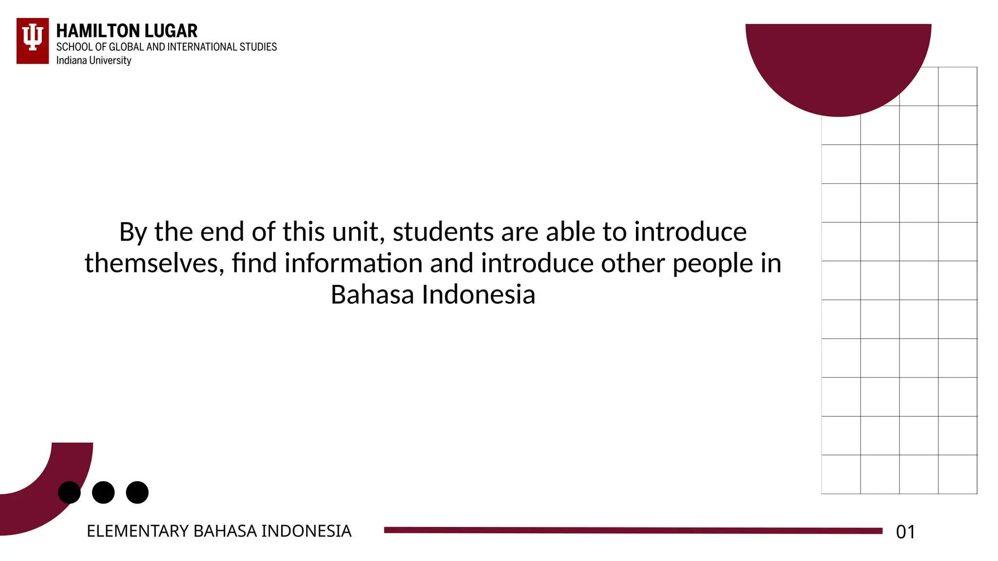 ELEMENTARY INDONESIAN 1_Meeting 5 perkenalan diri | PPTX
