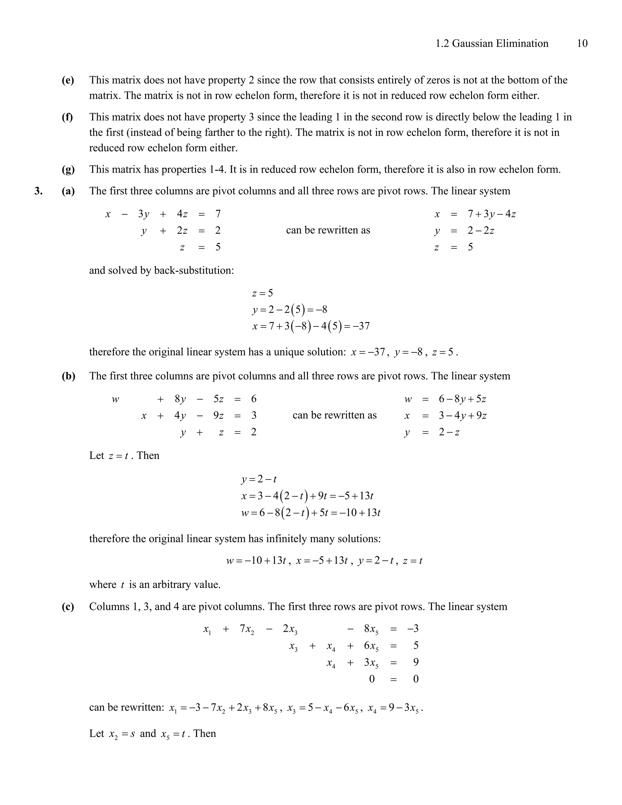 Answers to Problems in "Elementary Linear Algebra" (12th Edition) by ...