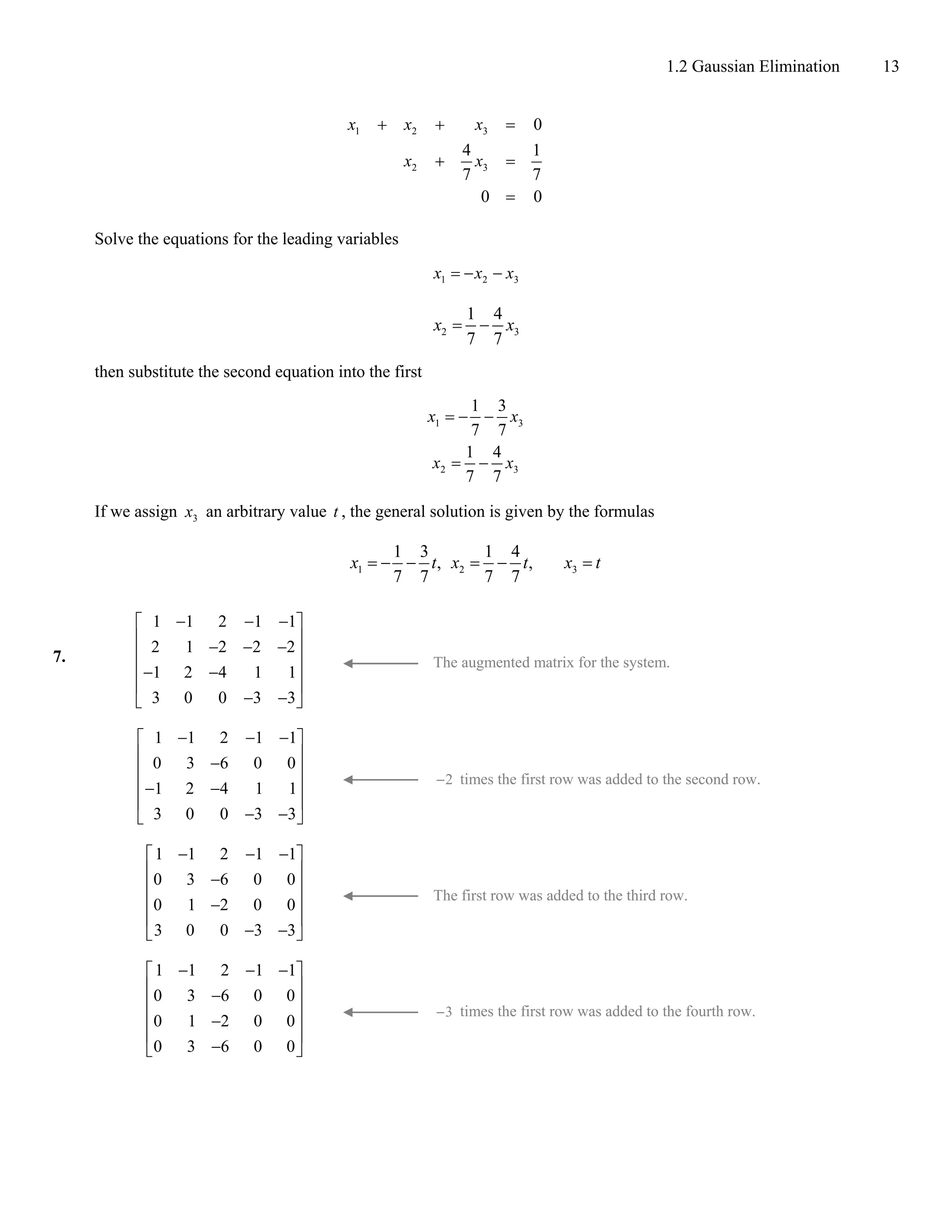 Answers to Problems in "Elementary Linear Algebra" (12th Edition) by ...