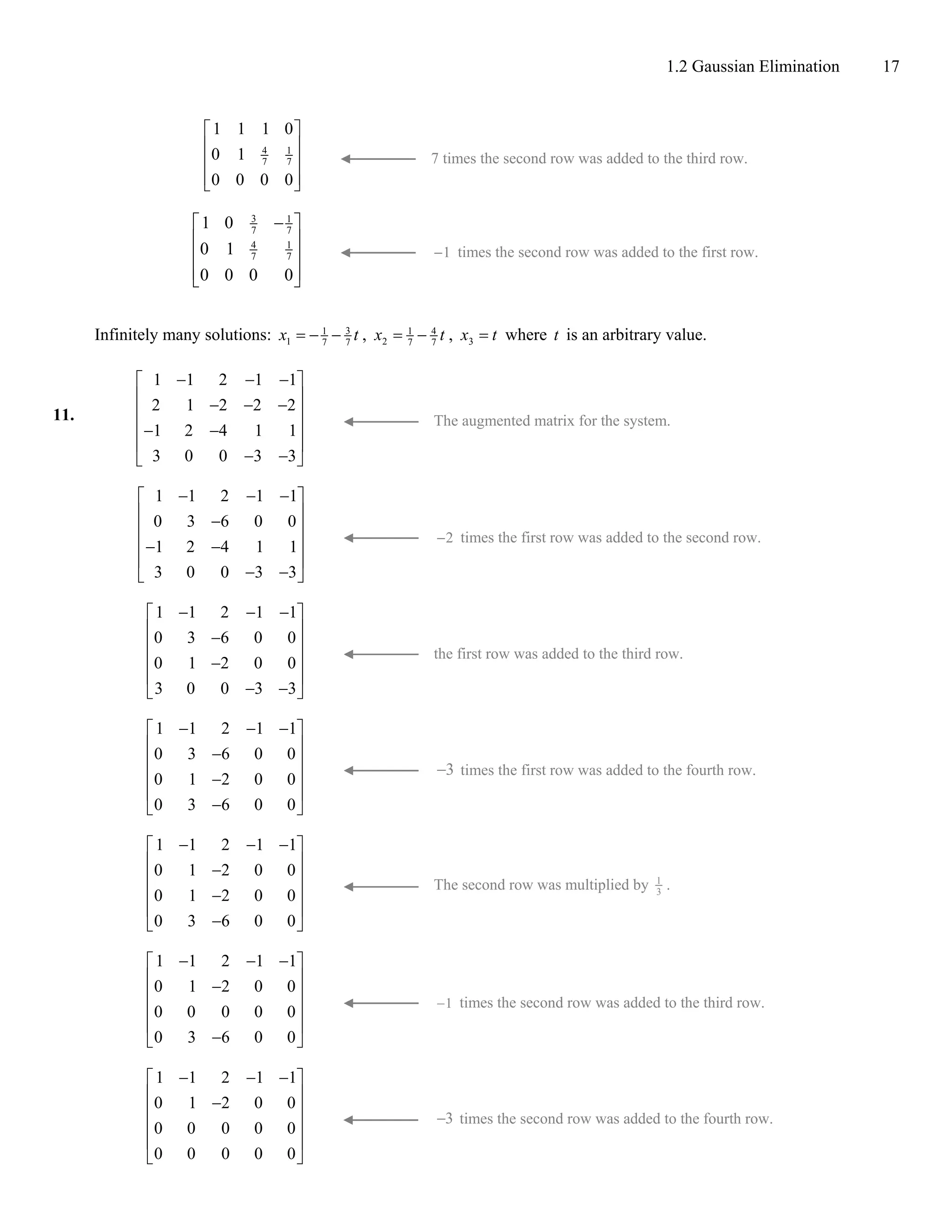 Answers to Problems in "Elementary Linear Algebra" (12th Edition) by ...