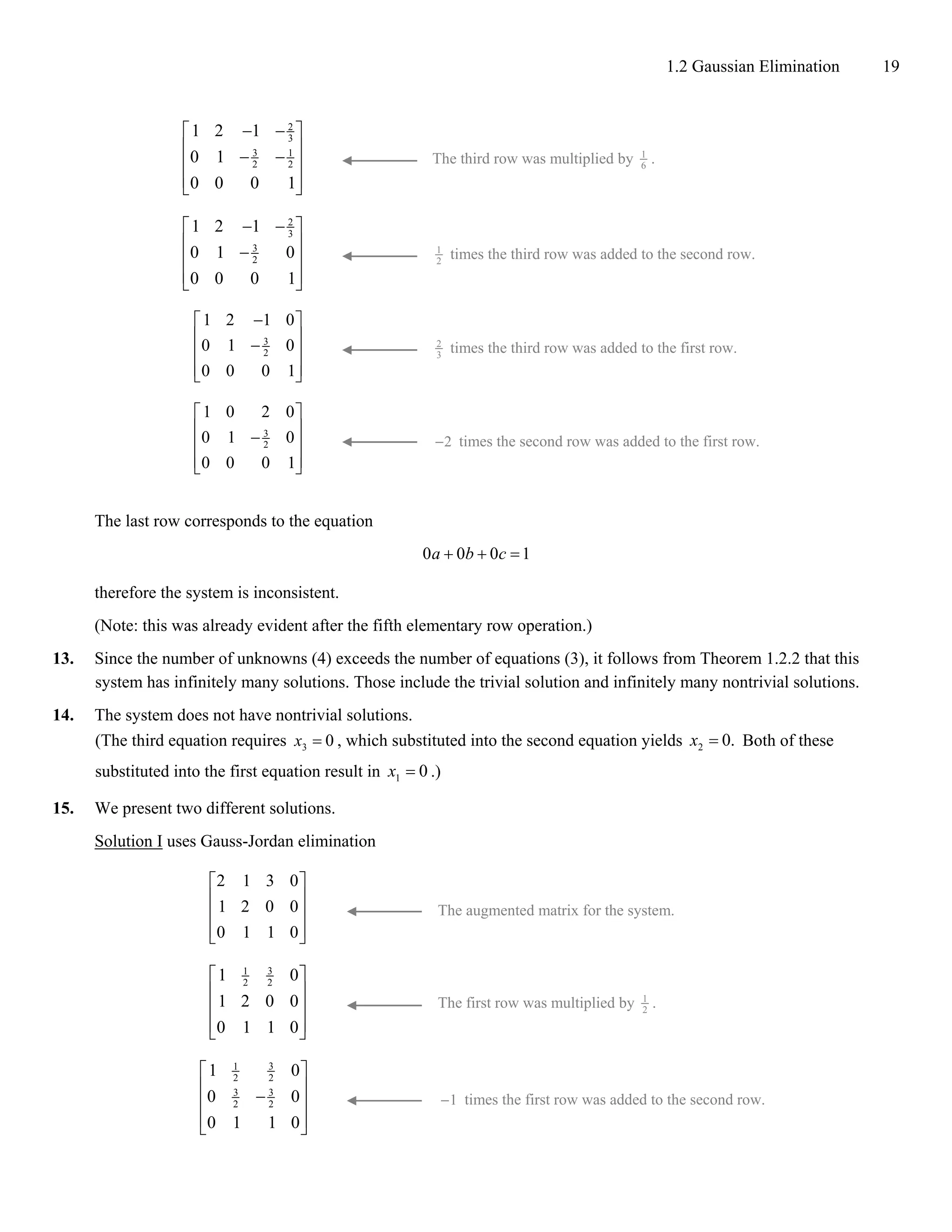 Answers to Problems in "Elementary Linear Algebra" (12th Edition) by ...