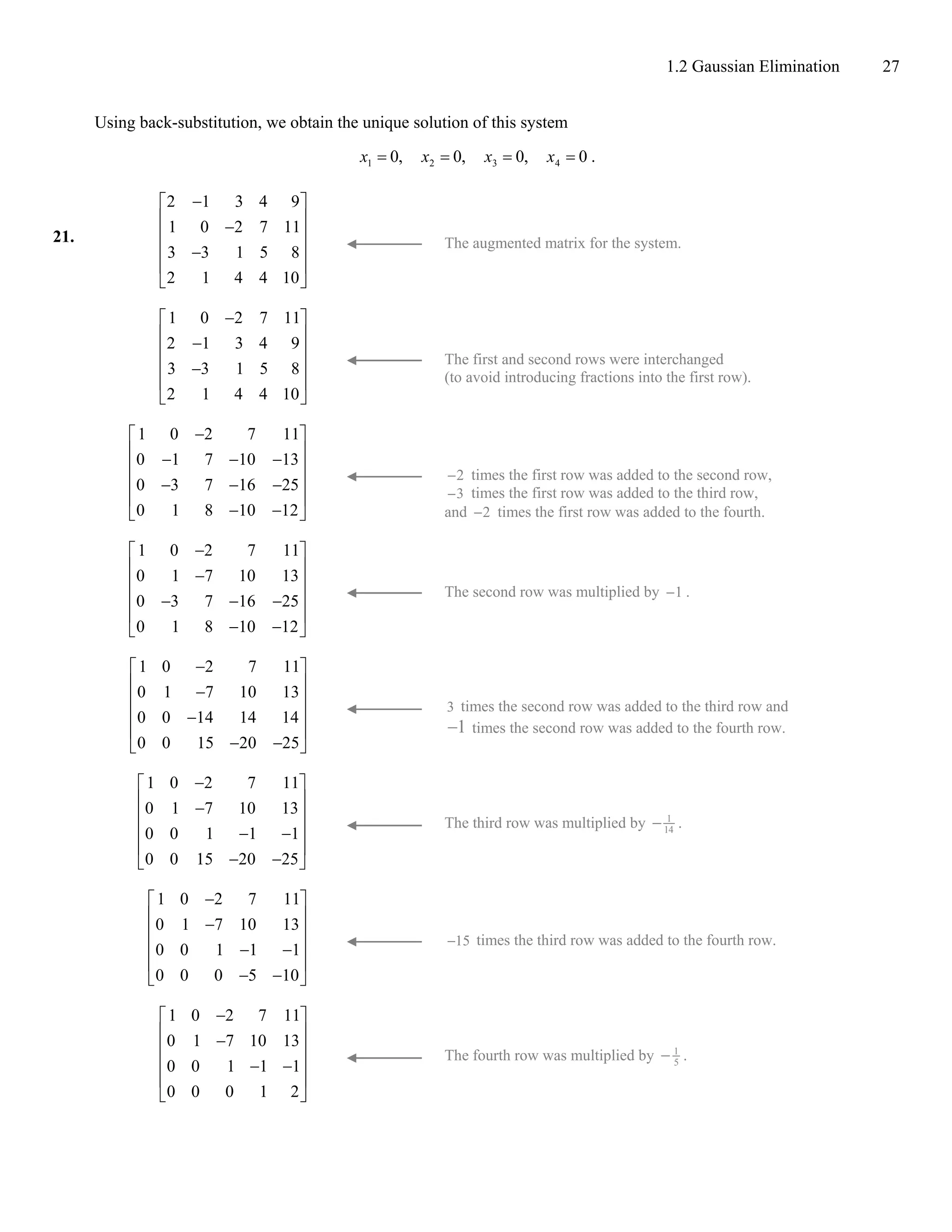 Answers to Problems in "Elementary Linear Algebra" (12th Edition) by ...