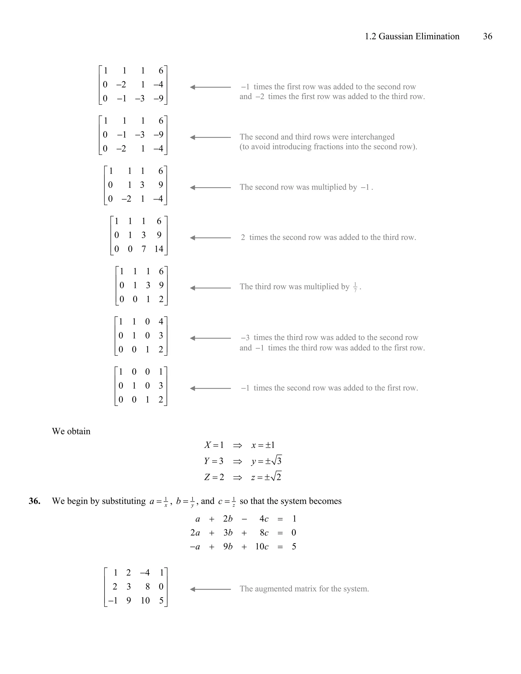 Answers to Problems in "Elementary Linear Algebra" (12th Edition) by ...