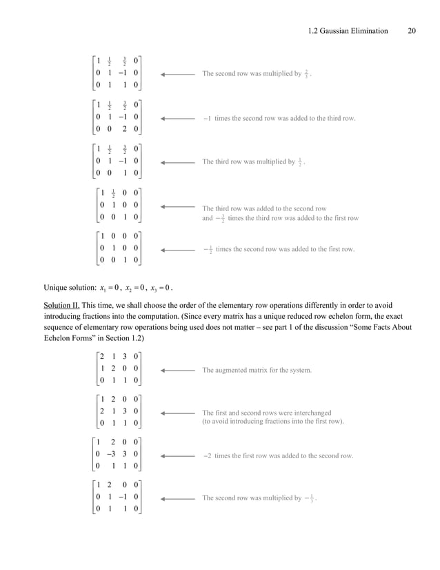 Answers to Problems in "Elementary Linear Algebra" (12th Edition) by ...