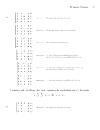 Answers to Problems in "Elementary Linear Algebra" (12th Edition) by ...
