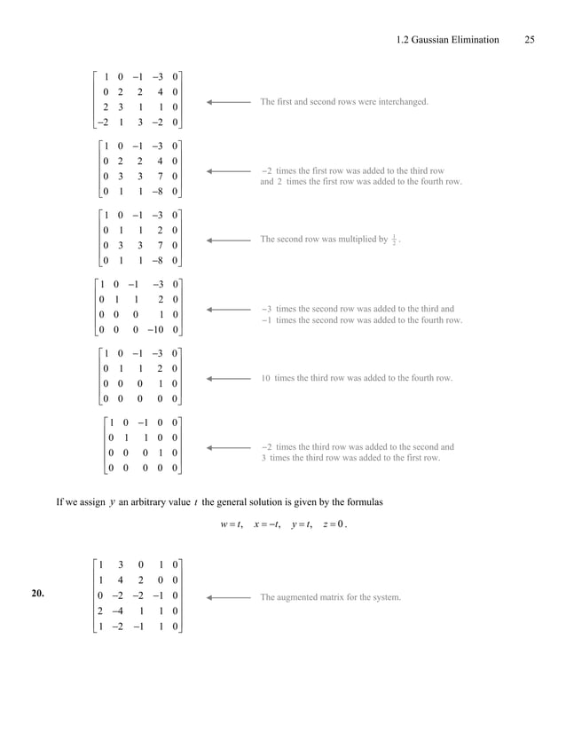 Answers to Problems in "Elementary Linear Algebra" (12th Edition) by ...
