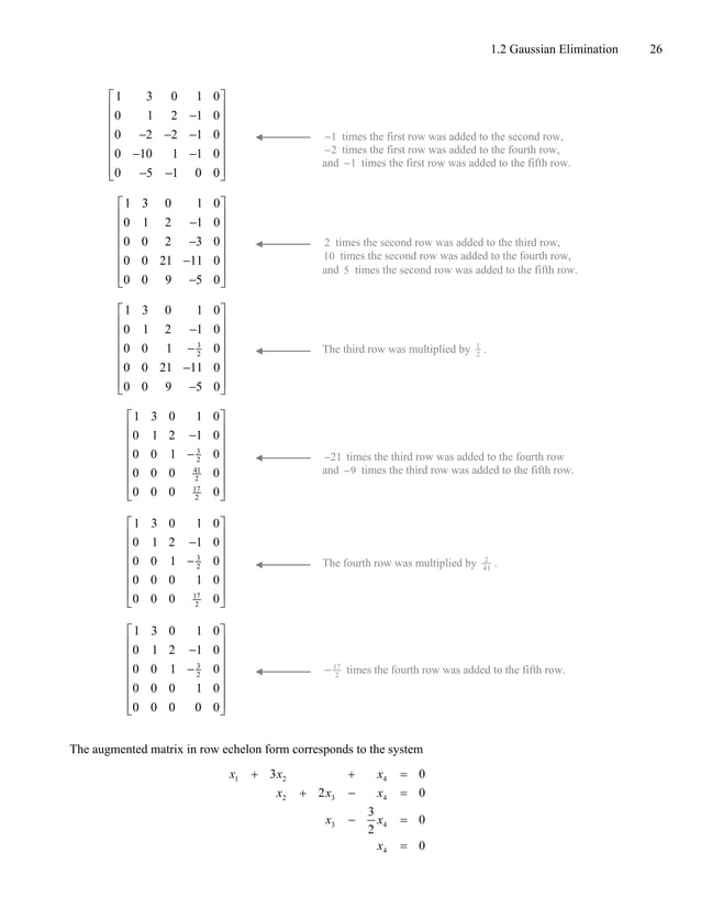 Answers to Problems in "Elementary Linear Algebra" (12th Edition) by ...