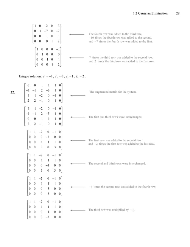 Answers to Problems in "Elementary Linear Algebra" (12th Edition) by ...