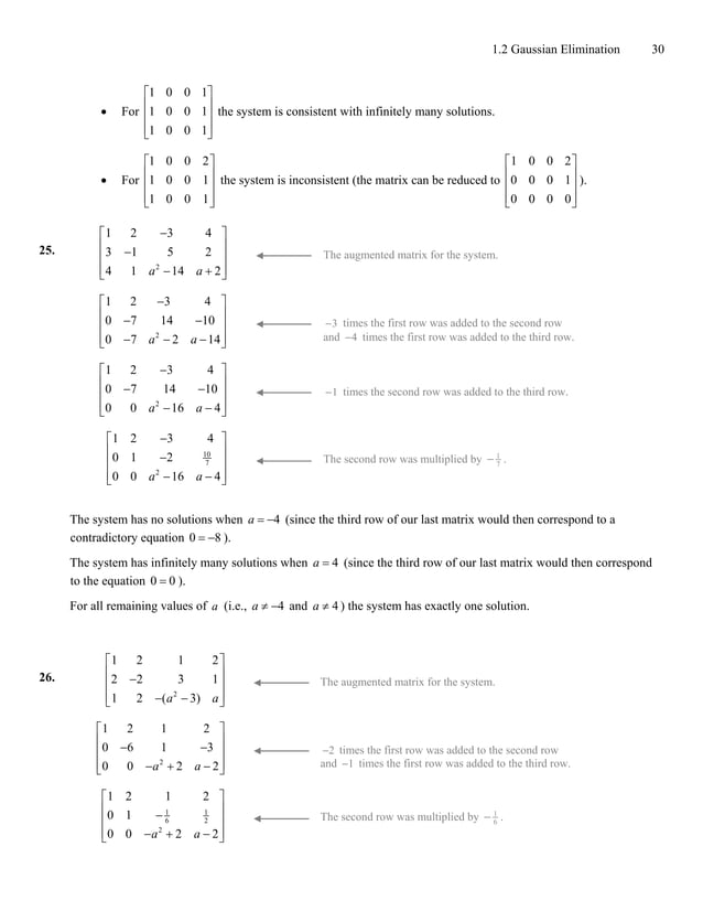 Answers to Problems in "Elementary Linear Algebra" (12th Edition) by ...