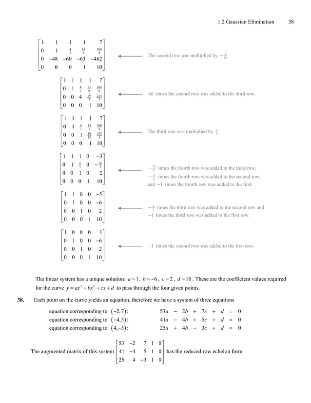 Answers to Problems in "Elementary Linear Algebra" (12th Edition) by ...
