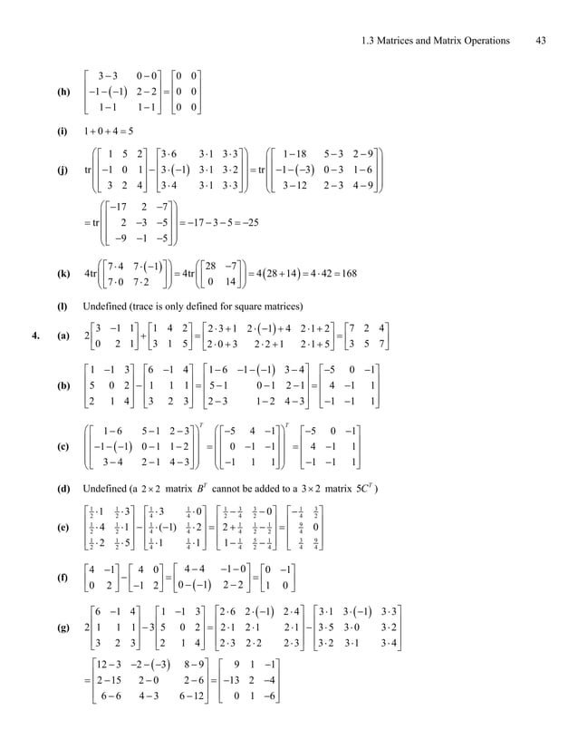 Answers to Problems in "Elementary Linear Algebra" (12th Edition) by ...