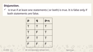 Elementary Mathematical Logic .pptx | Chemistry | Science