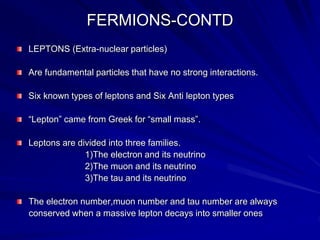 Elementary particles | PPT