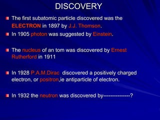 Elementary particles | PPT