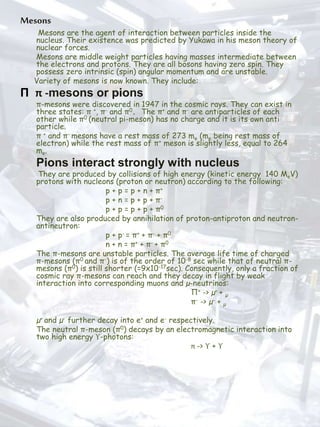 ppt on Elementary Particles By Jyotibhooshan chaturvedi | PPTX