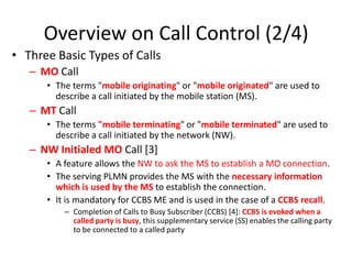 Elementary procedures for Circuit-Switched (CS) Call Control (CC) in ...