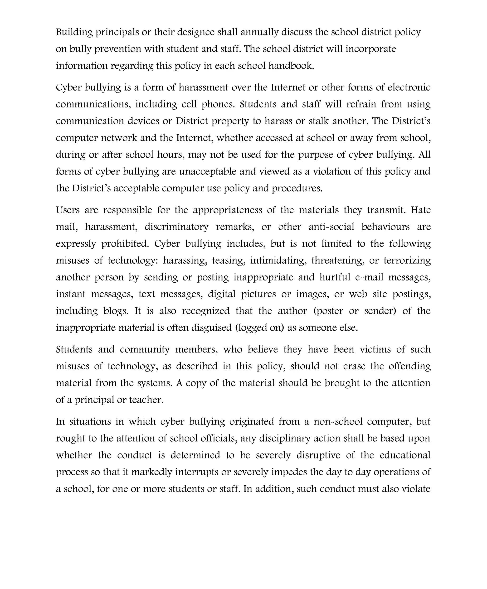 Elementary pupils' handbook | DOC