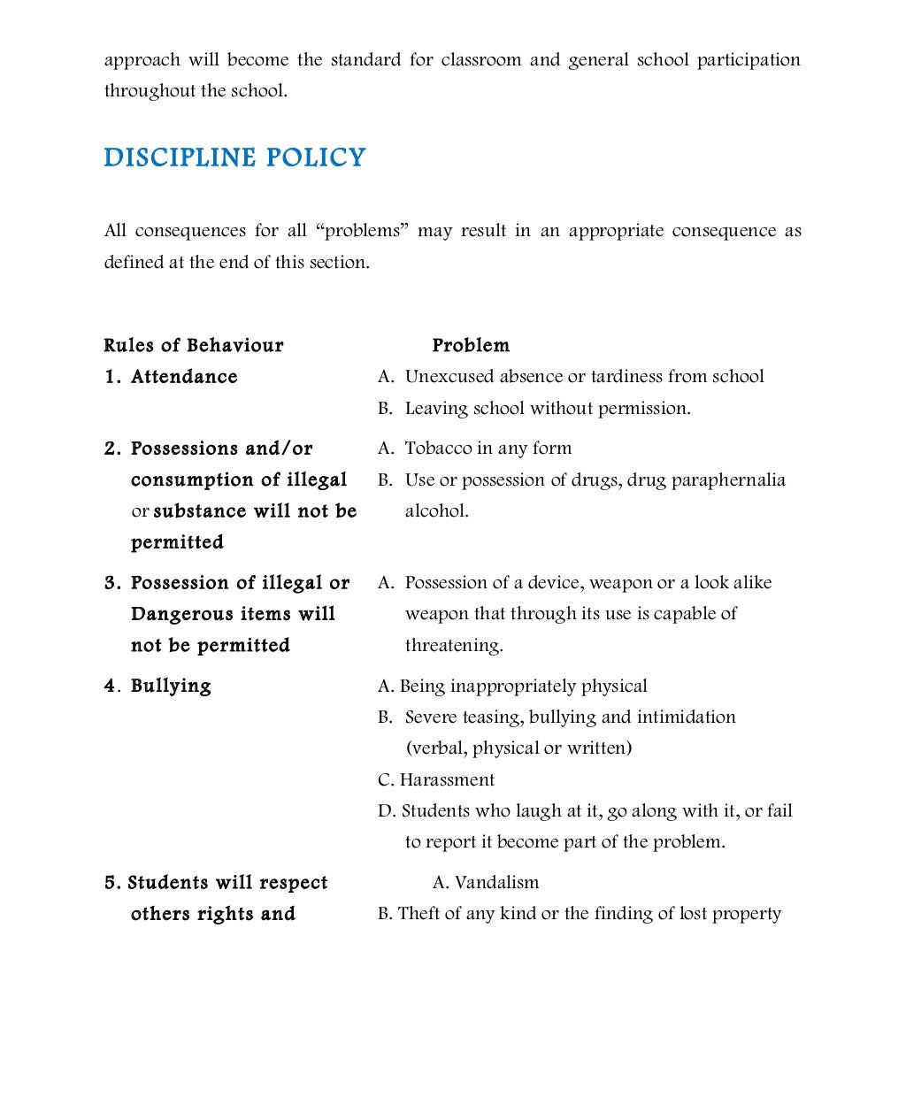 Elementary pupils' handbook