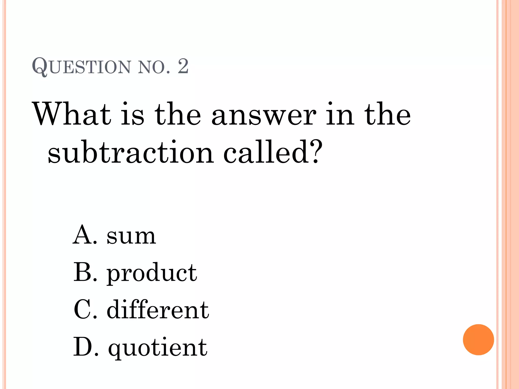 Science Math Elementary quiz bee | PPTX