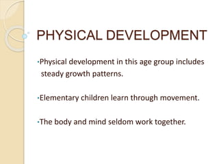 Role of Elementary Schools in Children's Development | PPTX