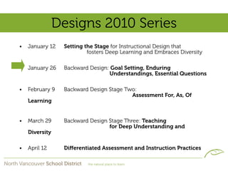 Designs 2010 Session 2 Elementary | PDF