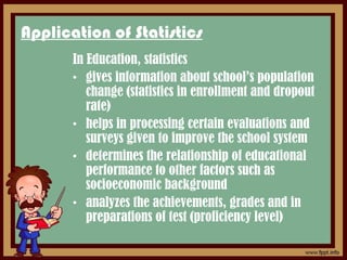 Introduction to Elementary statistics | PPT