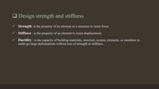 Elementary structural design | PPTX