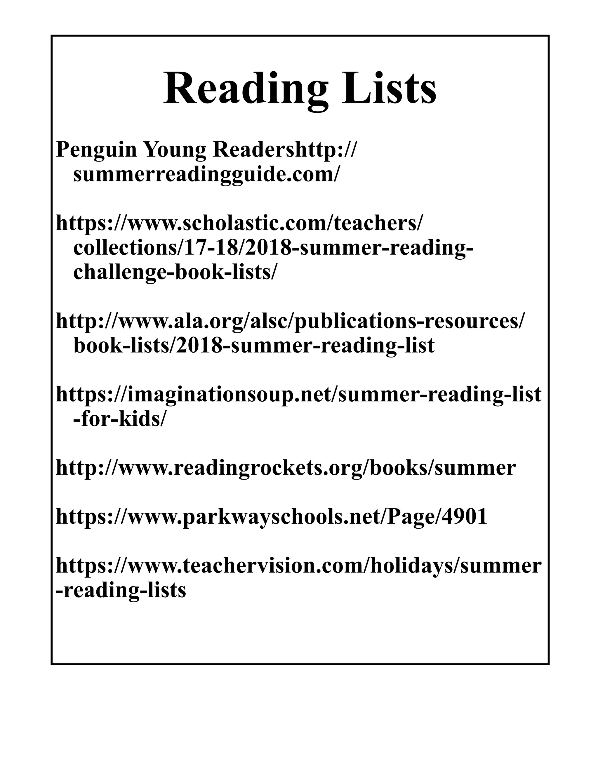 Elementary summer reading 2019 | PDF