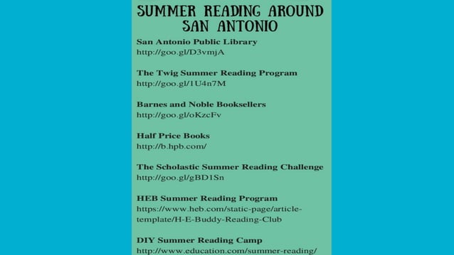 Elementary summer reading 2019 | PDF