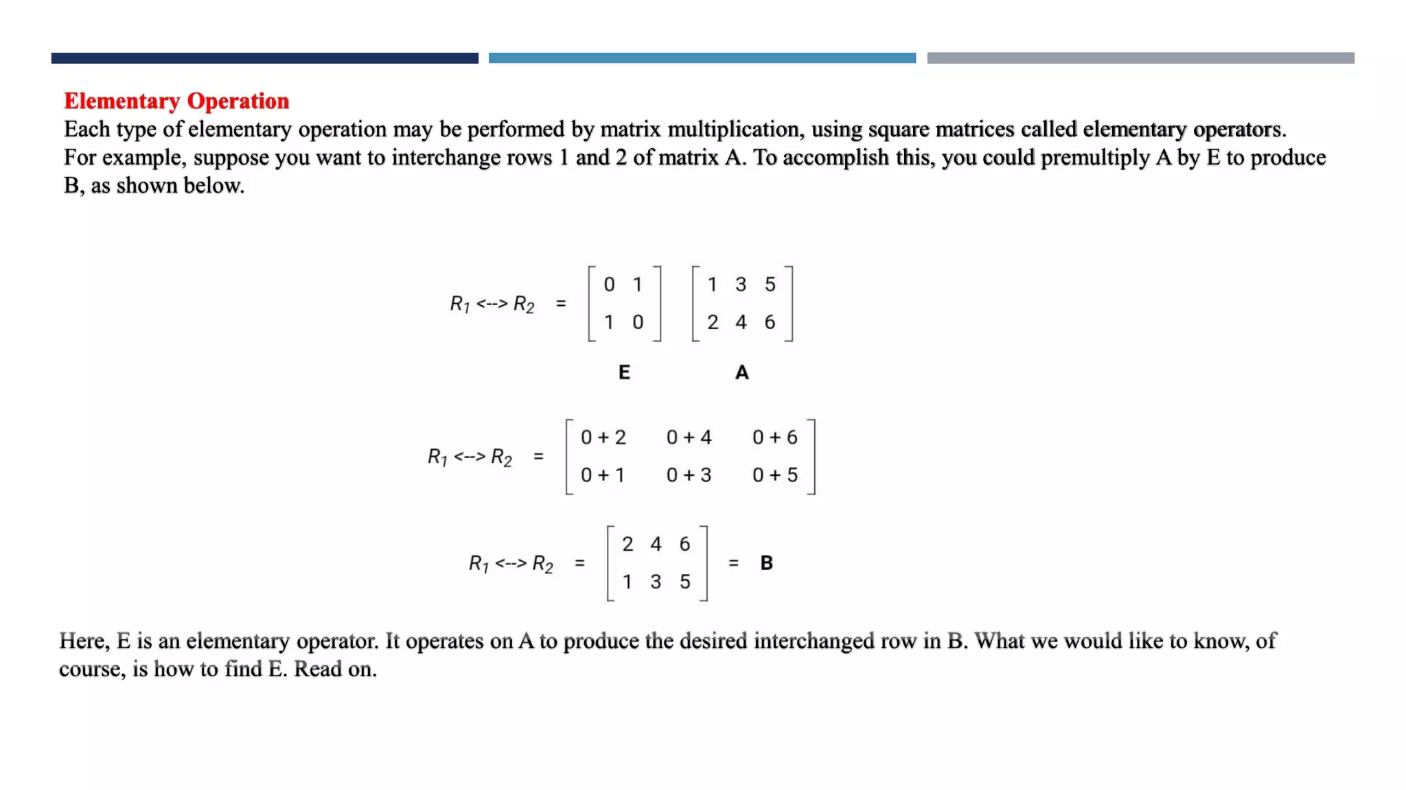 Elementary transformation | PPTX