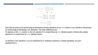 Elementary transformation | PPTX