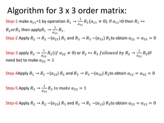 INVERSE OF MATRIX | PDF