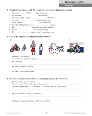 Elementary unit 7b | PDF