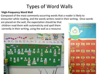 Elementary Word Walls | PPT