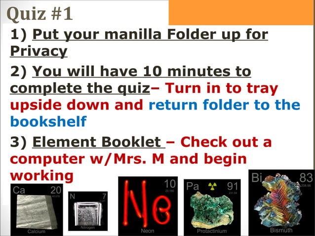 Element Booklet Day 2 | PPT