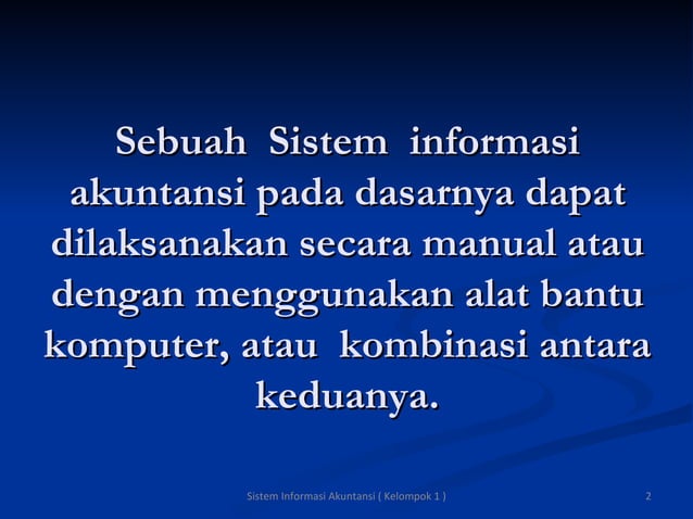 Element Dan Prosedur Sia | PPT