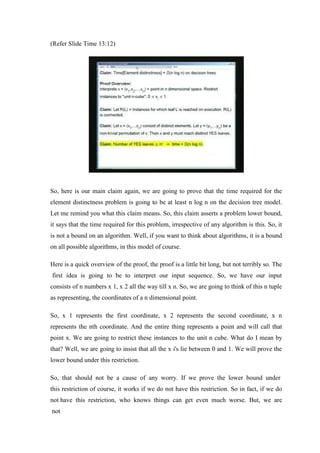 Element distinctness lower bounds | PPT