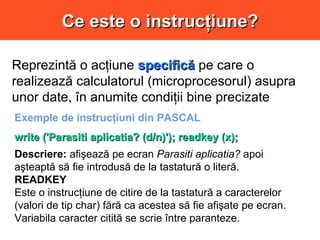 Elemente de programare ap | PPT