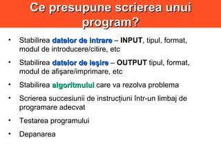 Elemente de programare ap | PPT
