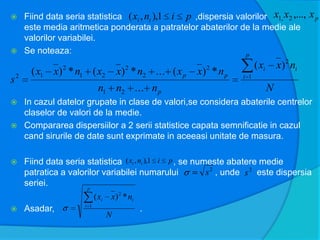 Elemente de statistica | PPTX
