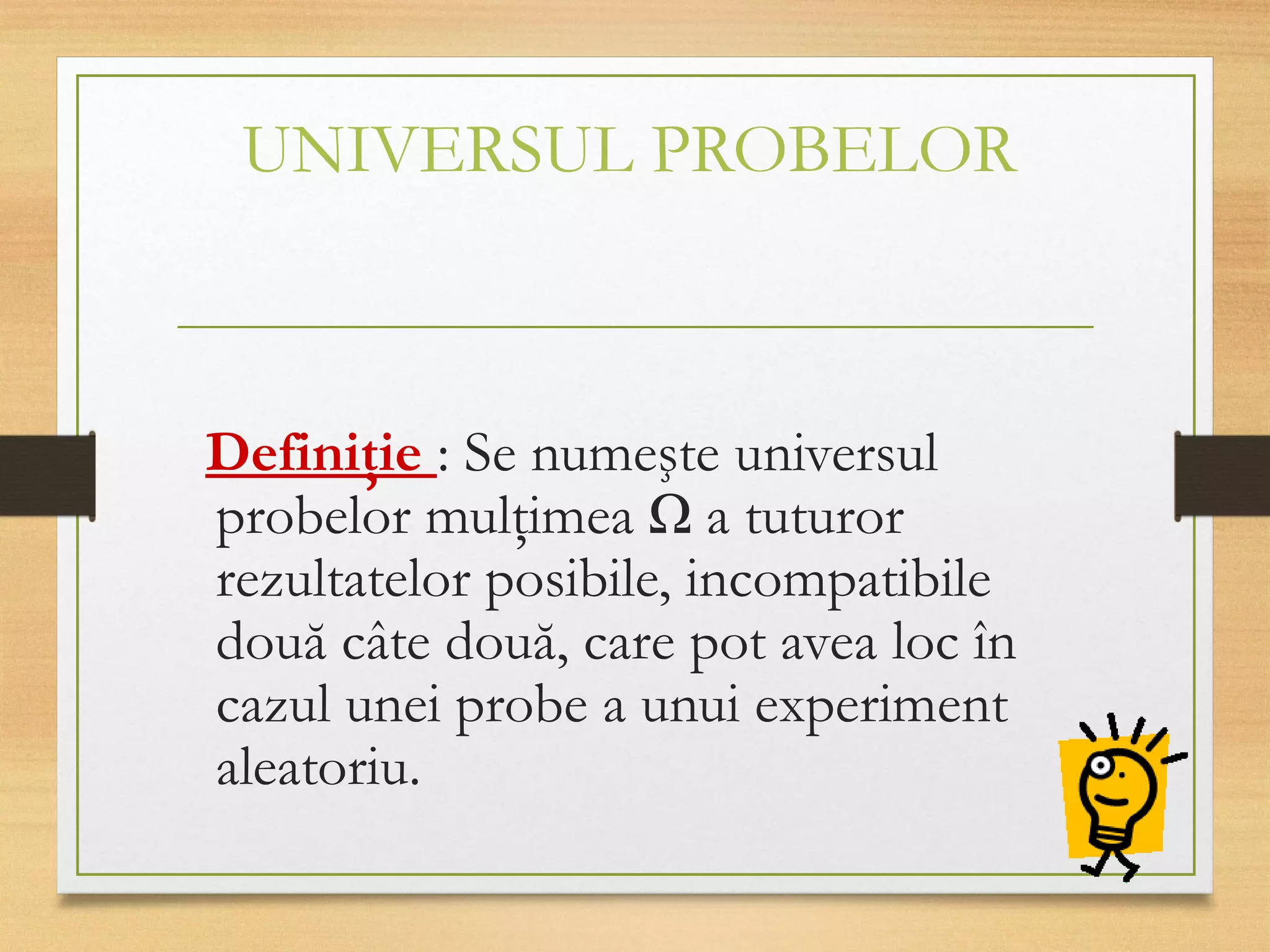 Elemente de statistica matematica și probabilitatea | PPT