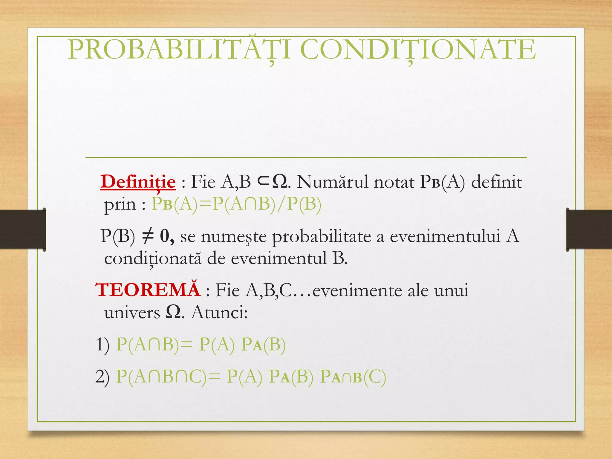 Elemente de statistica matematica și probabilitatea | PPT