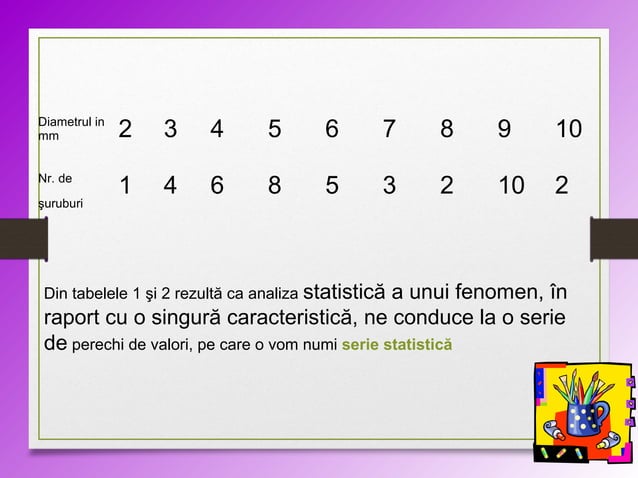 Elemente de statistica matematica și probabilitatea | PPT