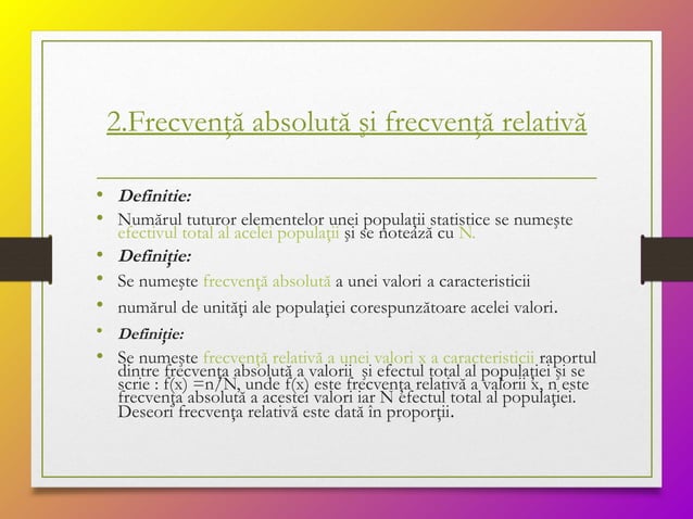 Elemente de statistica matematica și probabilitatea | PPT