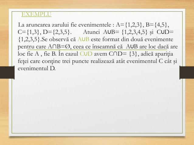 Elemente de statistica matematica și probabilitatea | PPT