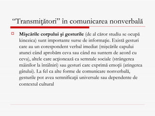 Elemente de teoria comunicarii | PPT