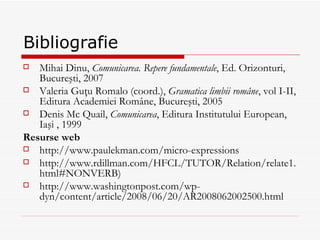Elemente de teoria comunicarii | PPT