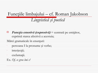 Elemente de teoria comunicarii | PPT