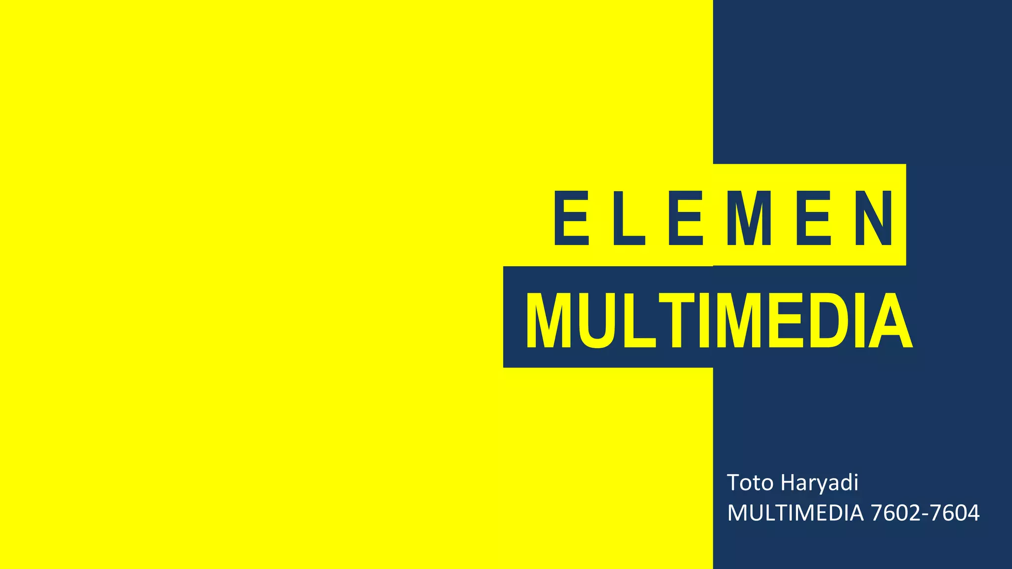 Elemen teks dalam multimedia | PPT